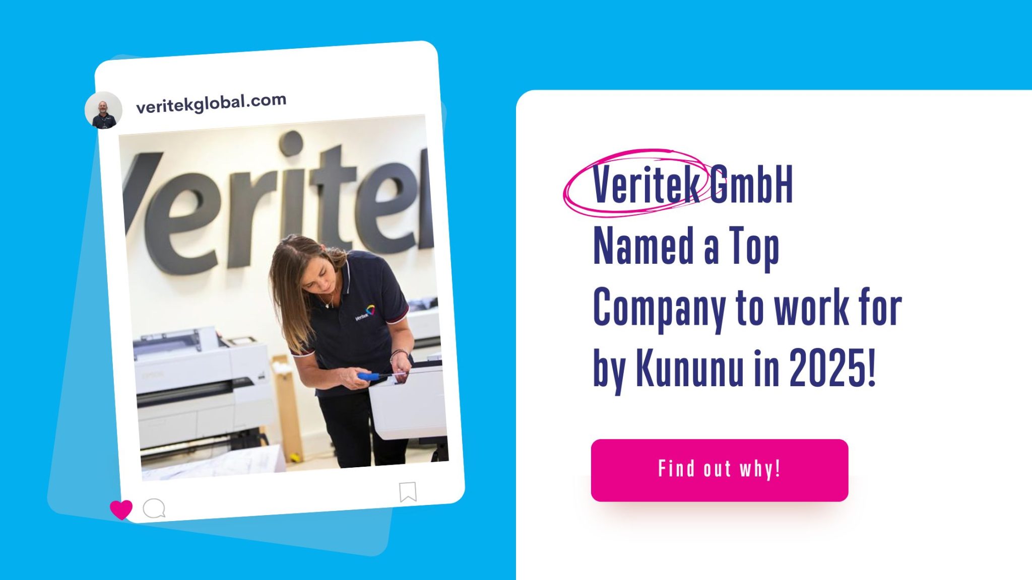 Veritek GmbH Named a Top Company to work for by Kununu in 2025!